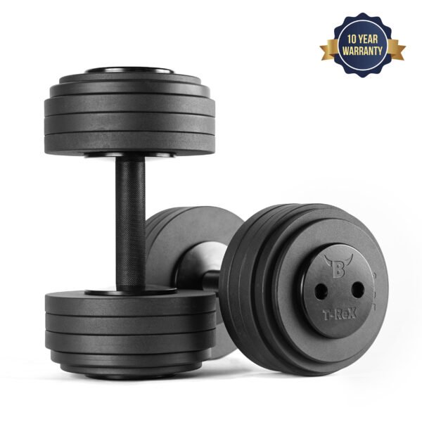 T ReX Adjustable Dumbbells Set In India | 1.25kg to 71kg Pair