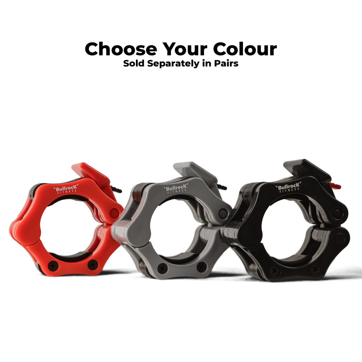 Plastic Collars |2-inch 50mm Barbell Clamps | BullrocK