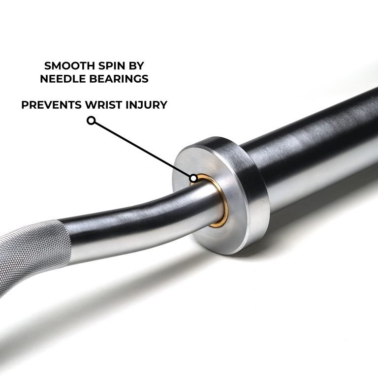 The Cobra Curl Bar - EZ 4 Ft (10kg, 28mm) Hard Chrome - BullrocK Fitness
