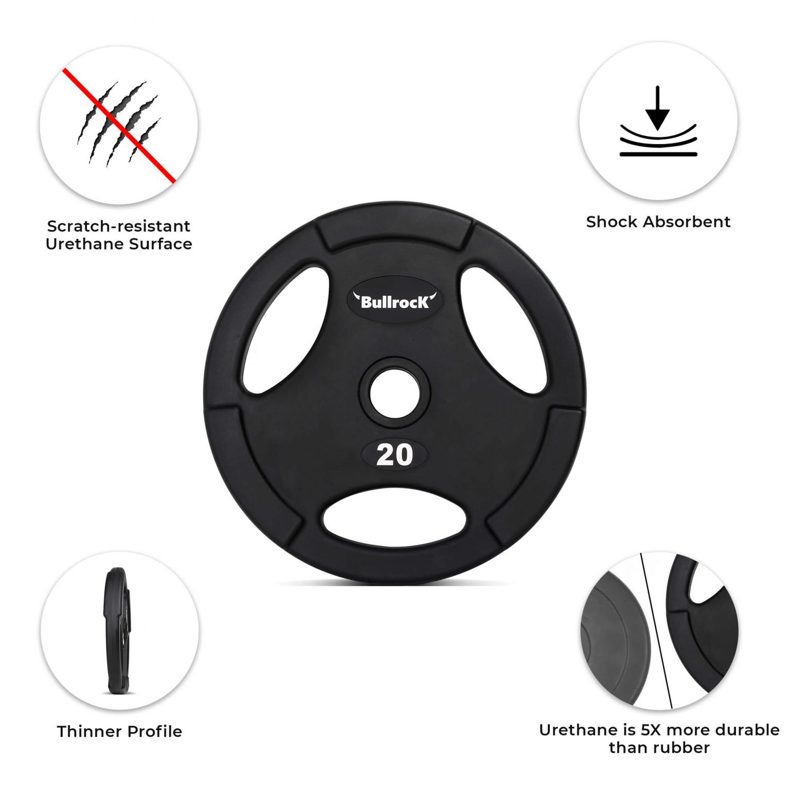 Urethane Free Weights | Dumbbells, Plates and Bars Set