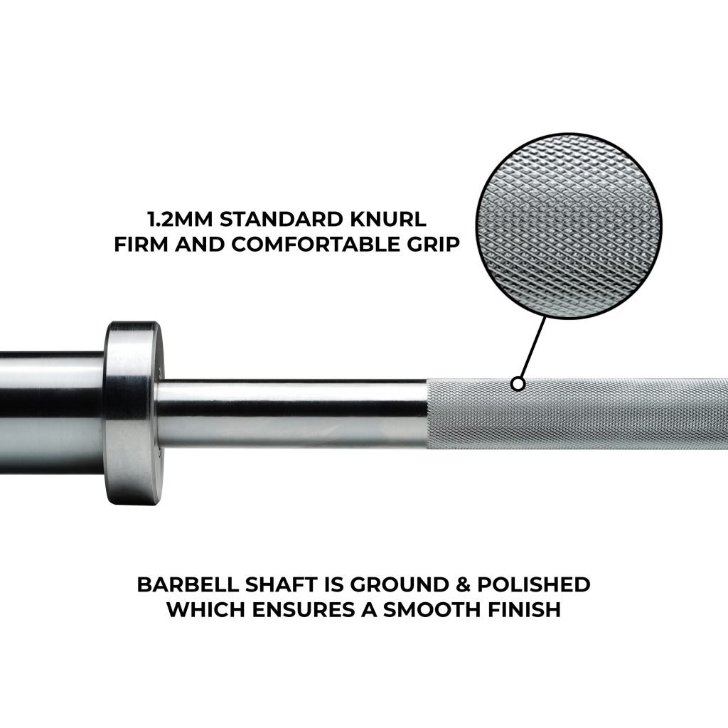 The Cobra Curl Bar - Straight 4 Ft (10kg, 28mm) Hard Chrome - BullrocK ...