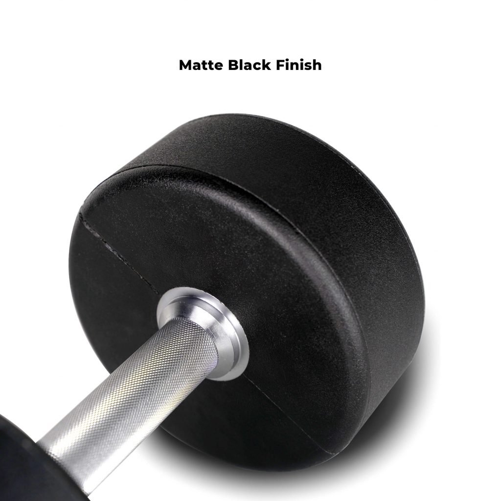 Round Urethane dumbbells | Premium Gym Dumbbells | BullrocK