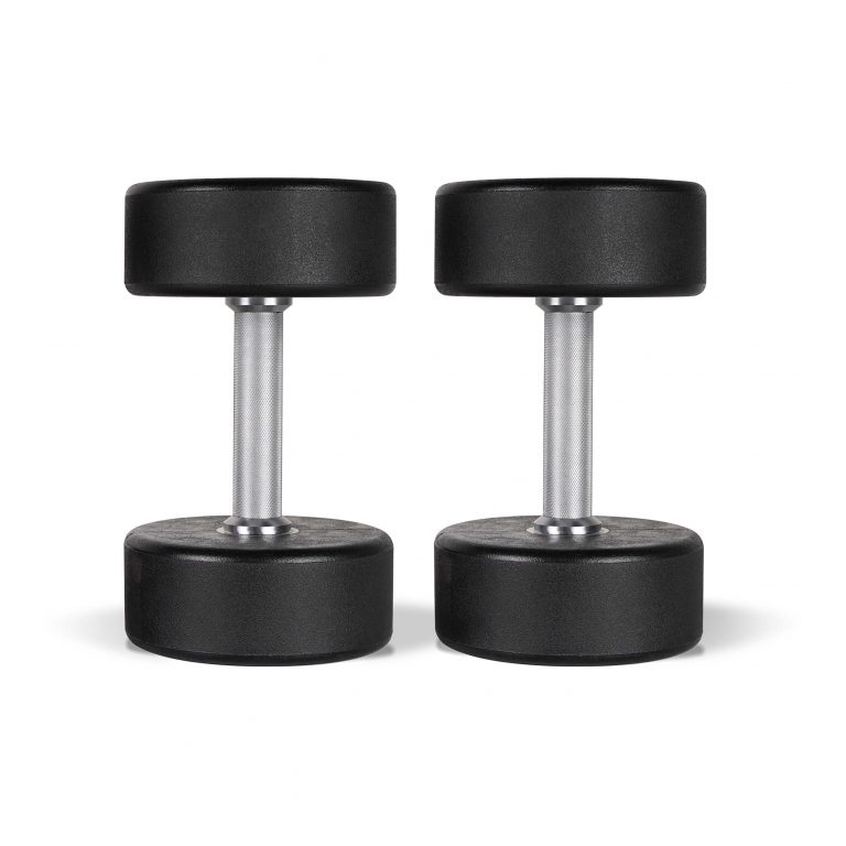 Round Urethane dumbbells | Premium Gym Dumbbells | BullrocK