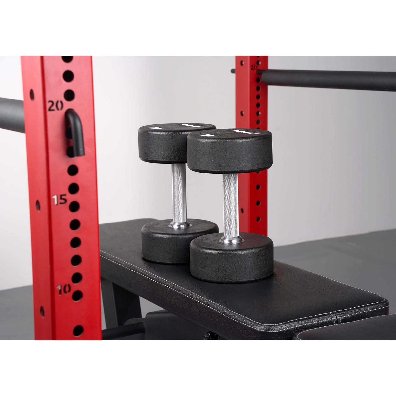 Round Urethane dumbbells | Premium Gym Dumbbells | BullrocK
