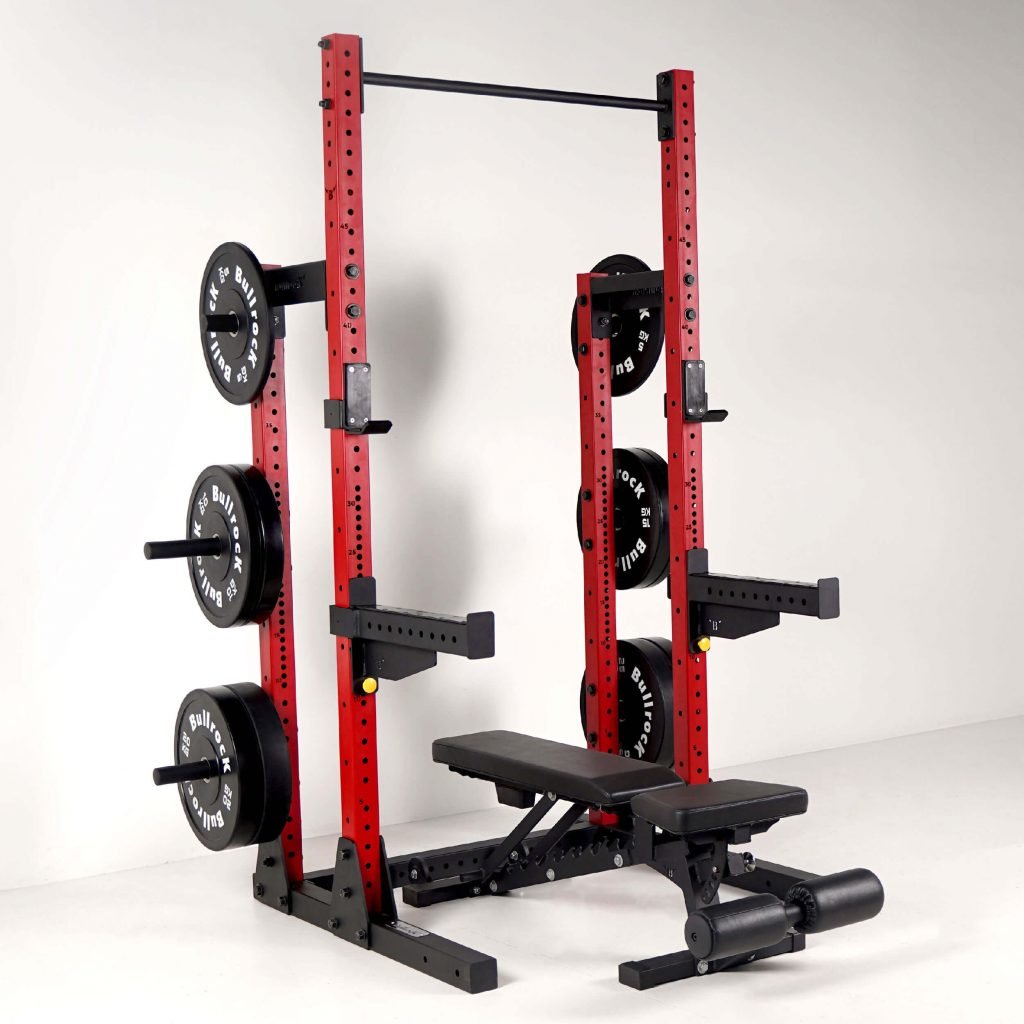 Buy Half Rack For Gym | Half Power Rack with T Platform- BullrocK