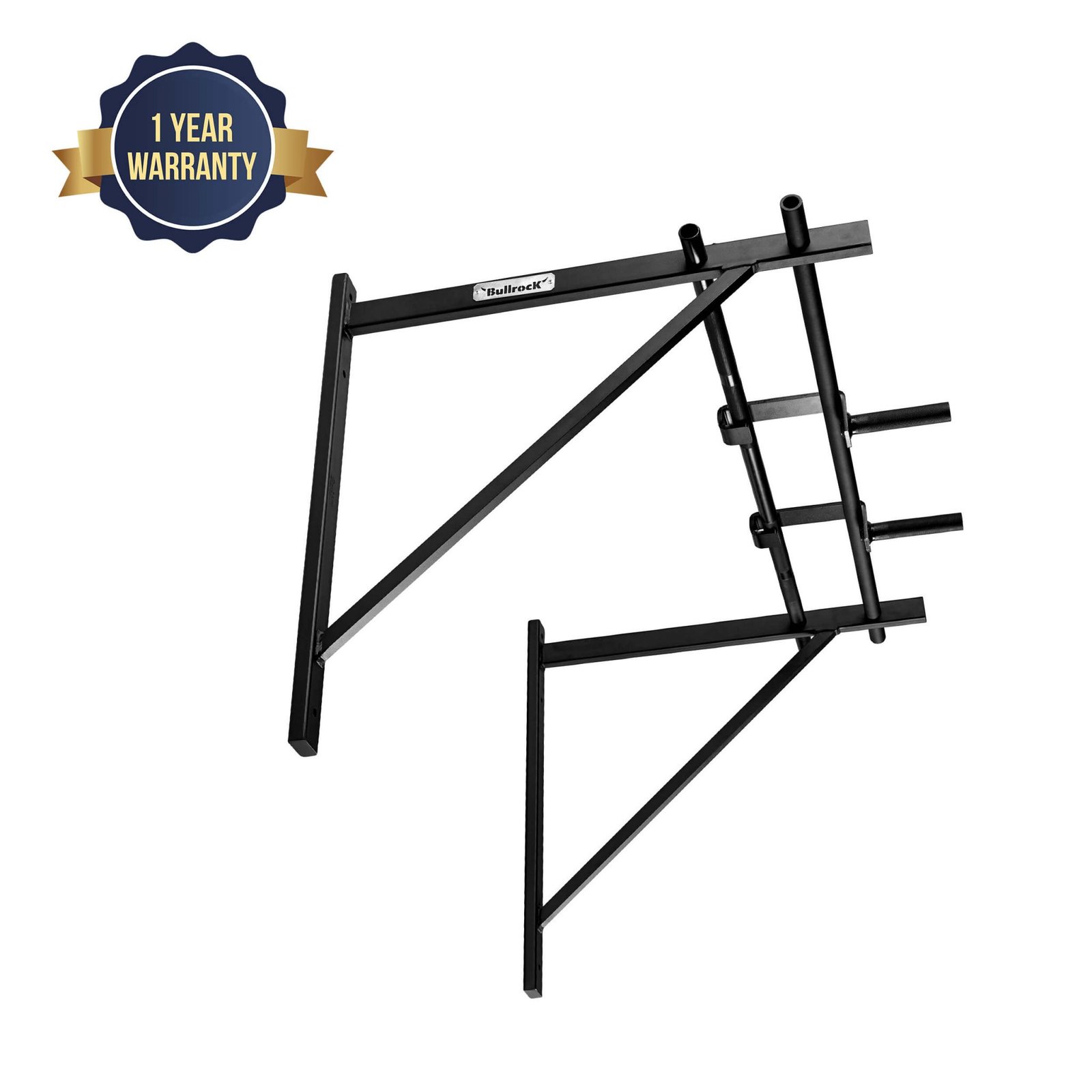 Wall Mount Pull Up Bar 32″ – Plain Bar + Knurled Bar
