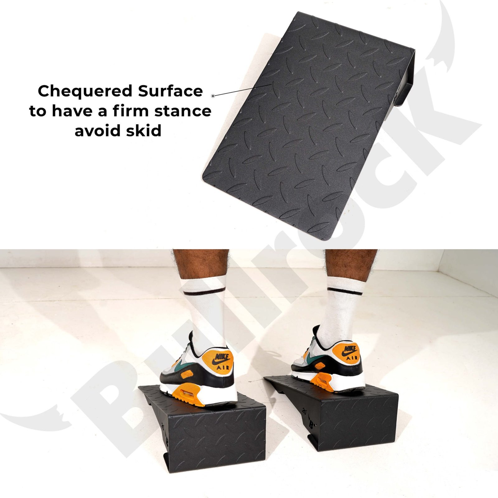 Squat Wedges 10° & 20° Set - BullrocK Fitness