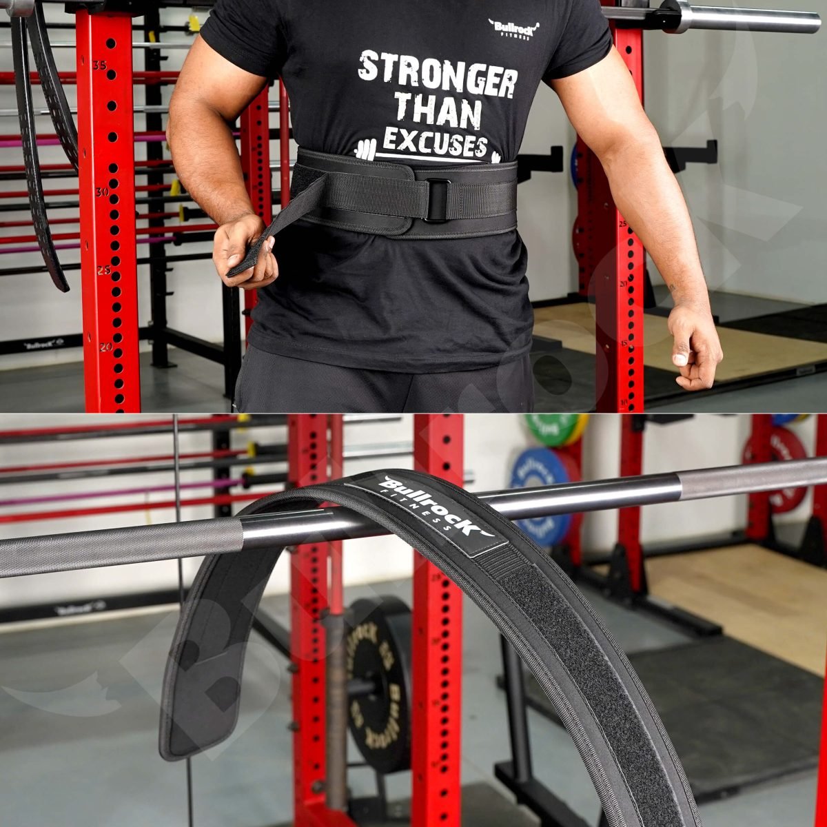 Weightlifting Belt Nylon 4" | Gym Belt - BullrocK Fitness