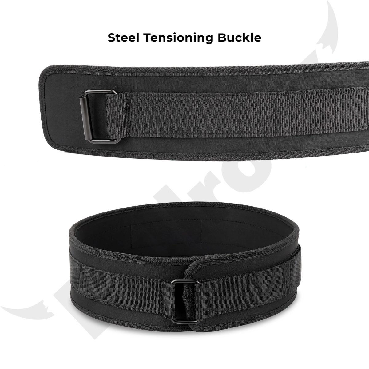 Weightlifting Belt Nylon 4" | Gym Belt - BullrocK Fitness