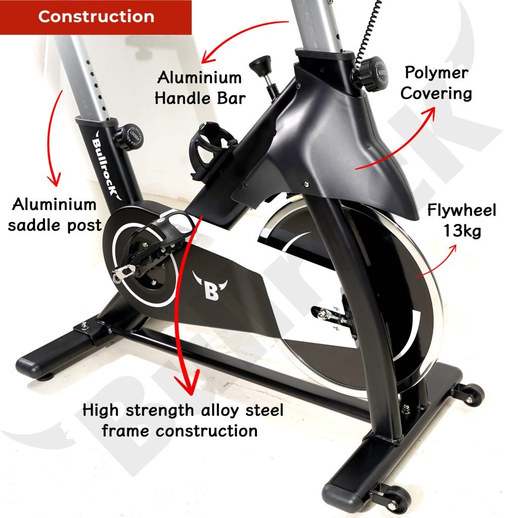 Home Gym Spin Bike Chakra H1-13kg Flywheel, Belt Drive, Max Weight 125kg