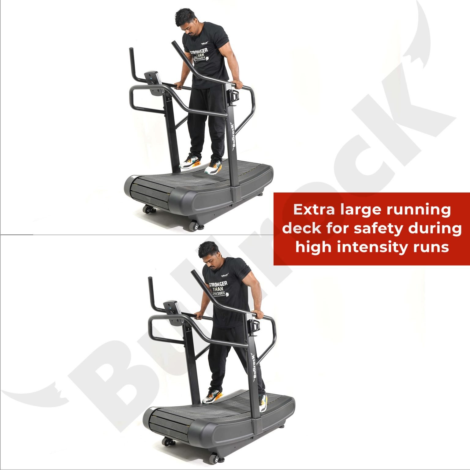 Curved Treadmill AshwaX11 - BullrocK Fitness