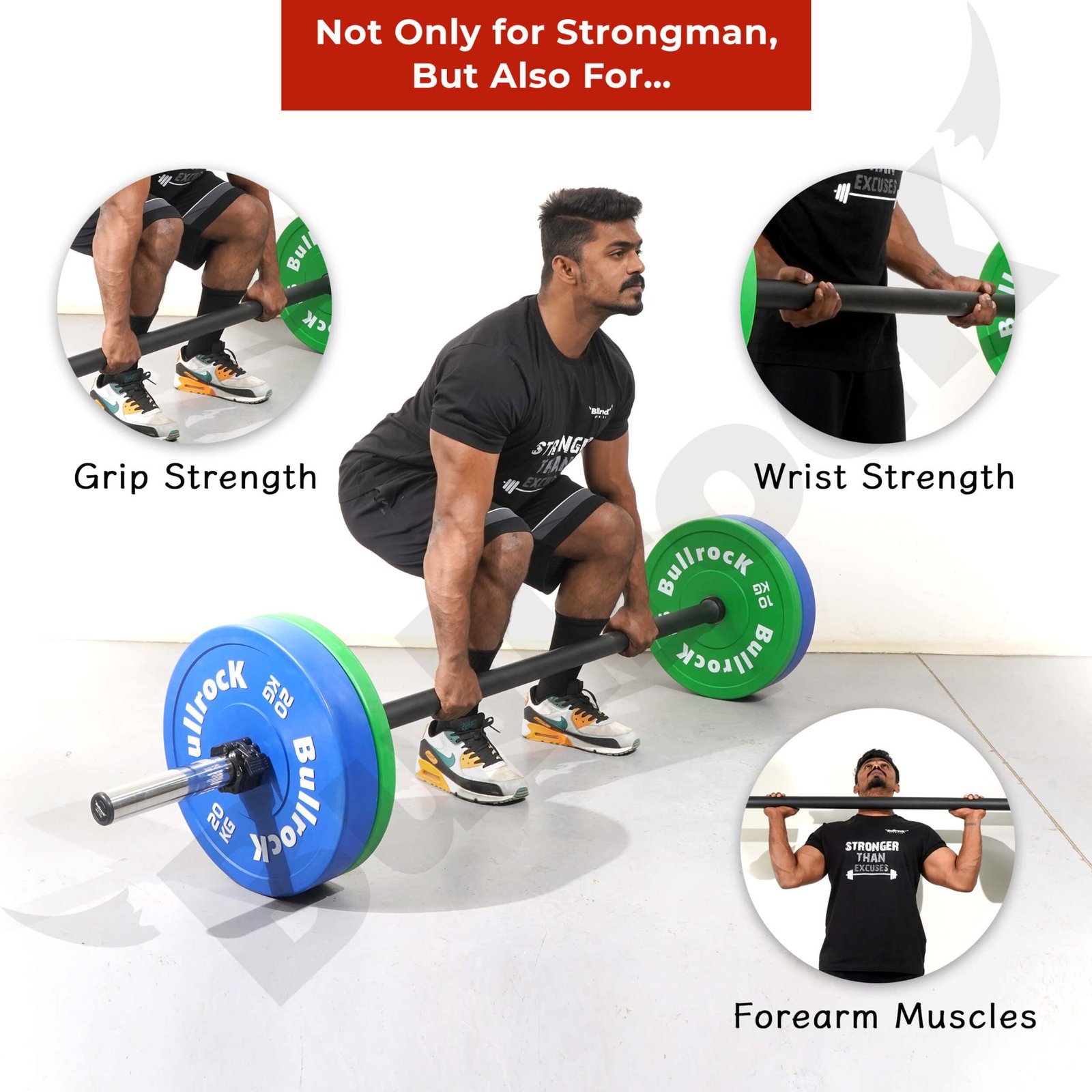 Buy Olympic Barbells | Weight Bars | Gym Rods Online - BullrocK
