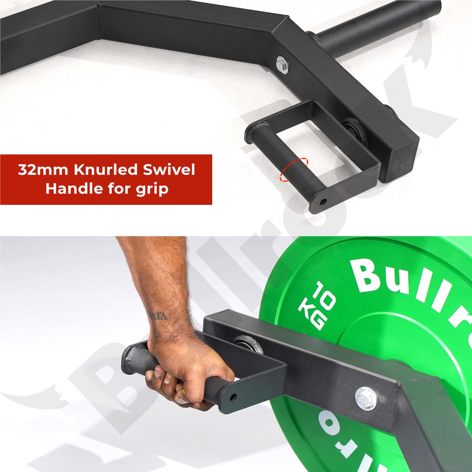 Pentagon Bar - Features Landmine & swivel handles -T shape