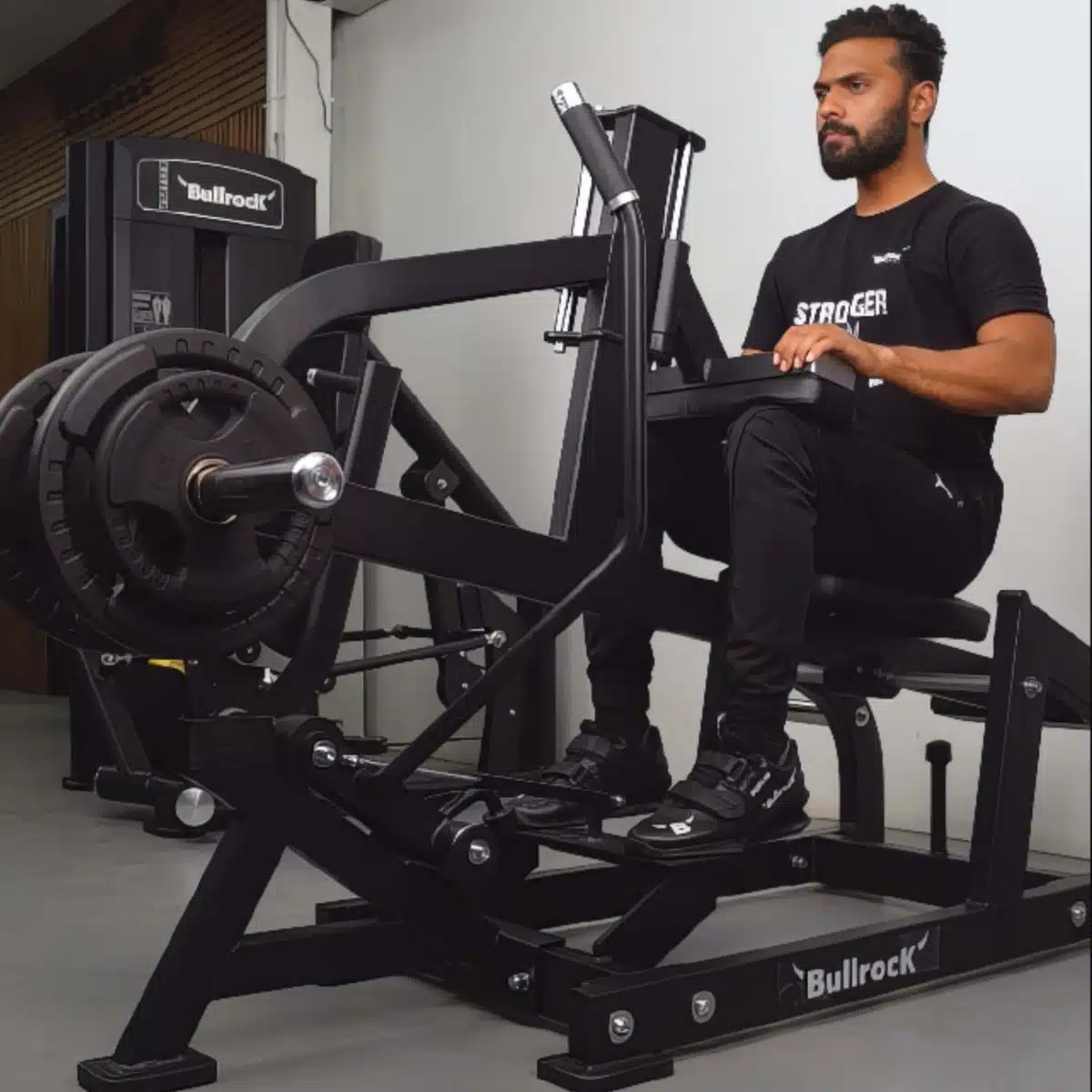 Plate Loaded Seated Calf Raise - BullrocK Fitness