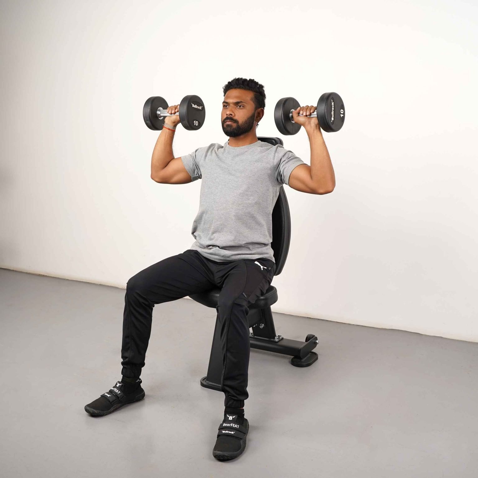 Plate Loaded Iso Lateral Decline Bench Press - BullrocK Fitness