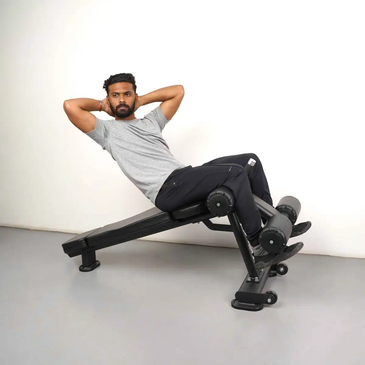 Fixed Angle Sit Up Bench – Strengthen Core with Stability