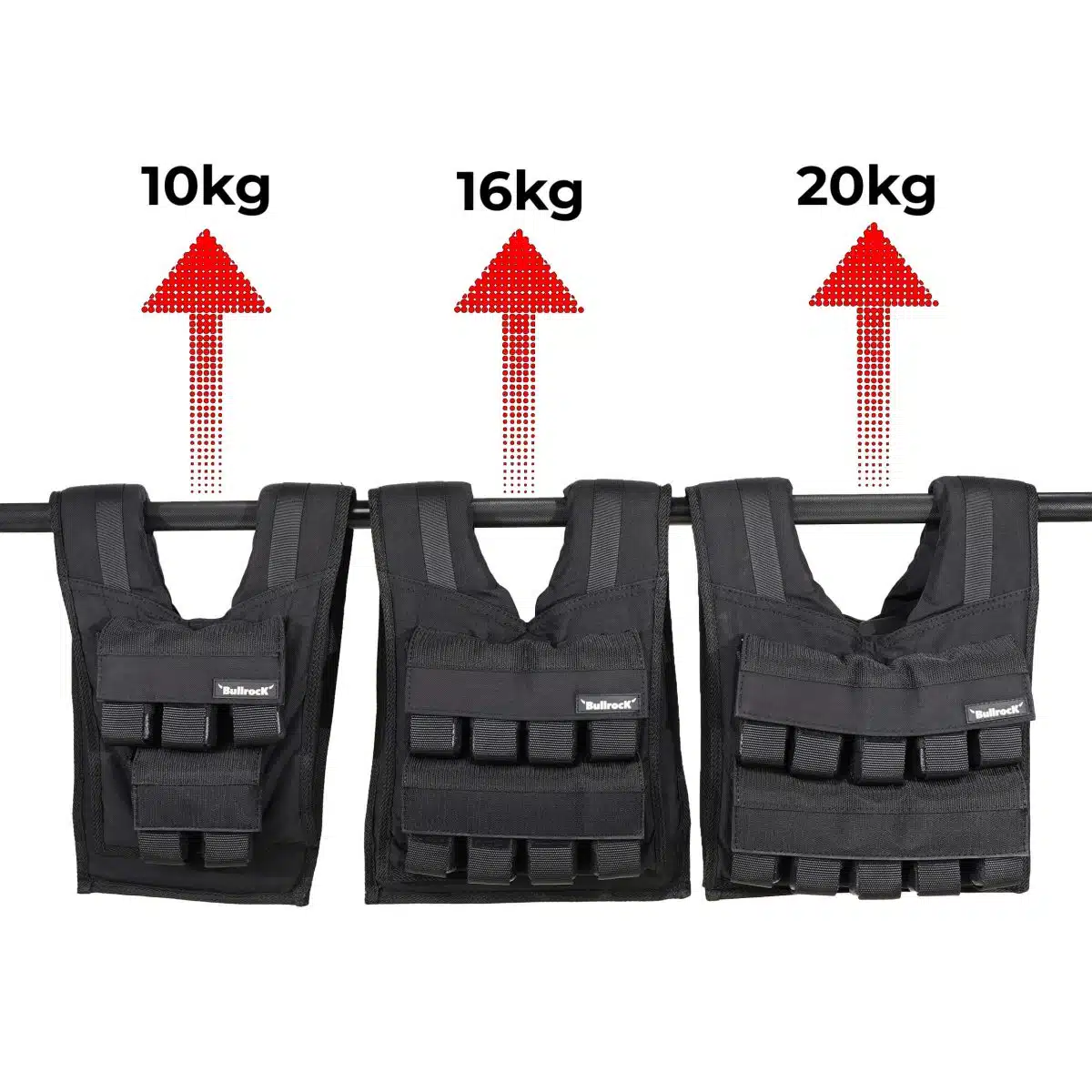 Durable Weighted Vest for Intense Workouts- Bullrock Fitness