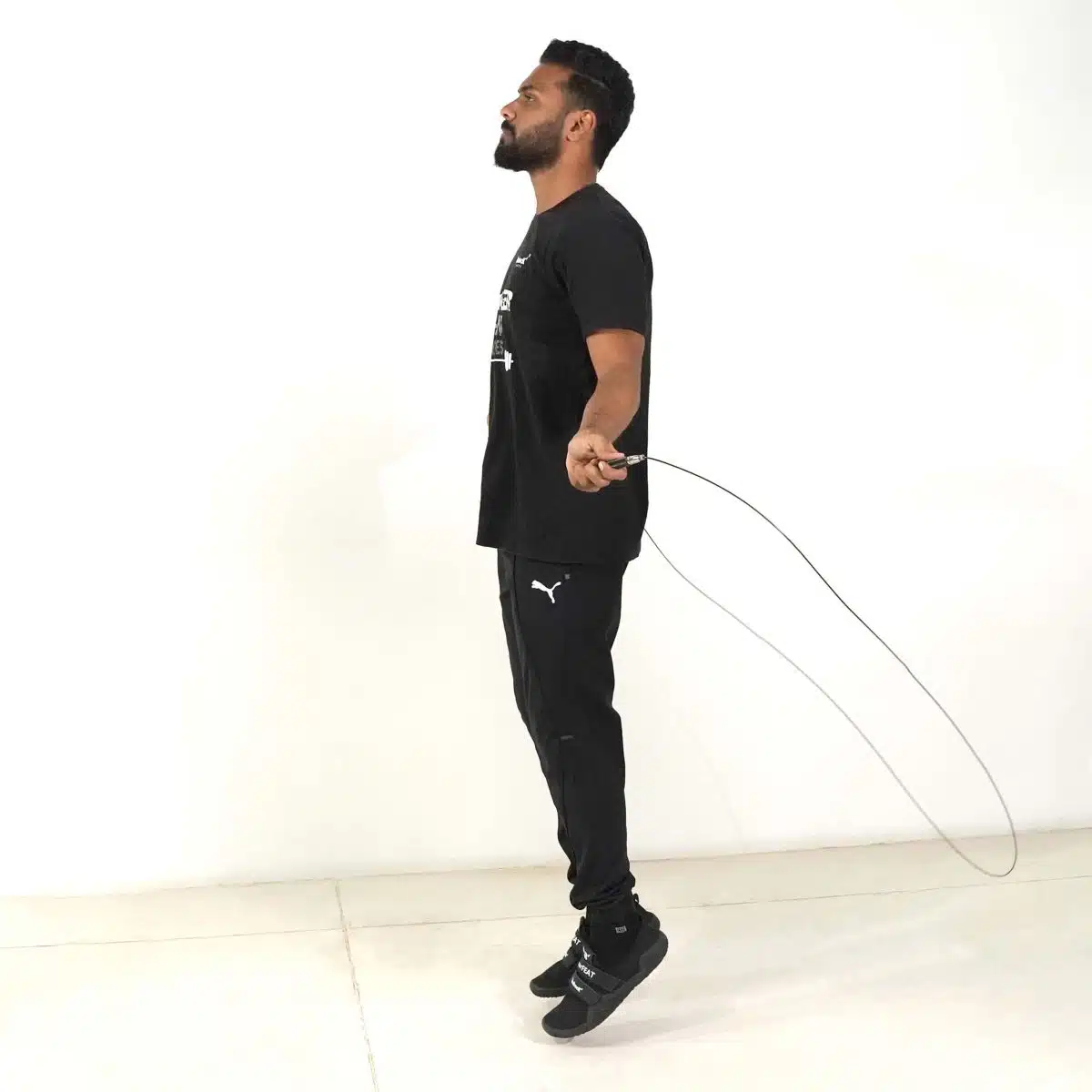 Adjustable Aluminium Jump Rope - Self Lock - BullrocK Fitness