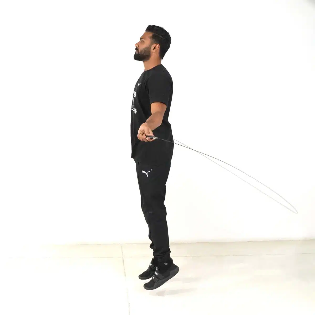 Adjustable Aluminium Jump Rope - Self Lock - BullrocK Fitness