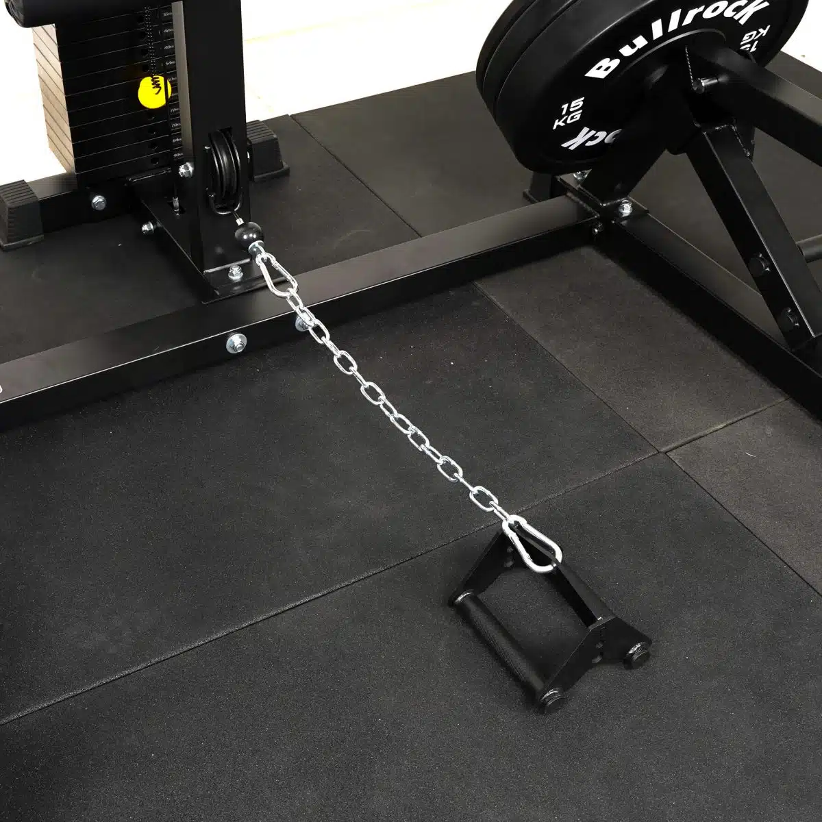 OX7 All-In-One Half Rack With Smith & Lat/Row - 90kg - BullrocK Fitness