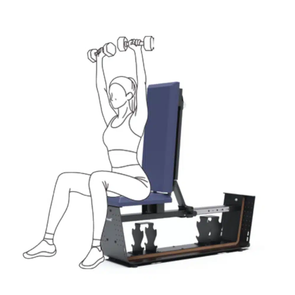 Adjustable Cable Bench for Home & Commercial Gym